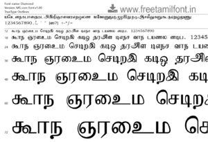 Diamond Tamil Font Free Download